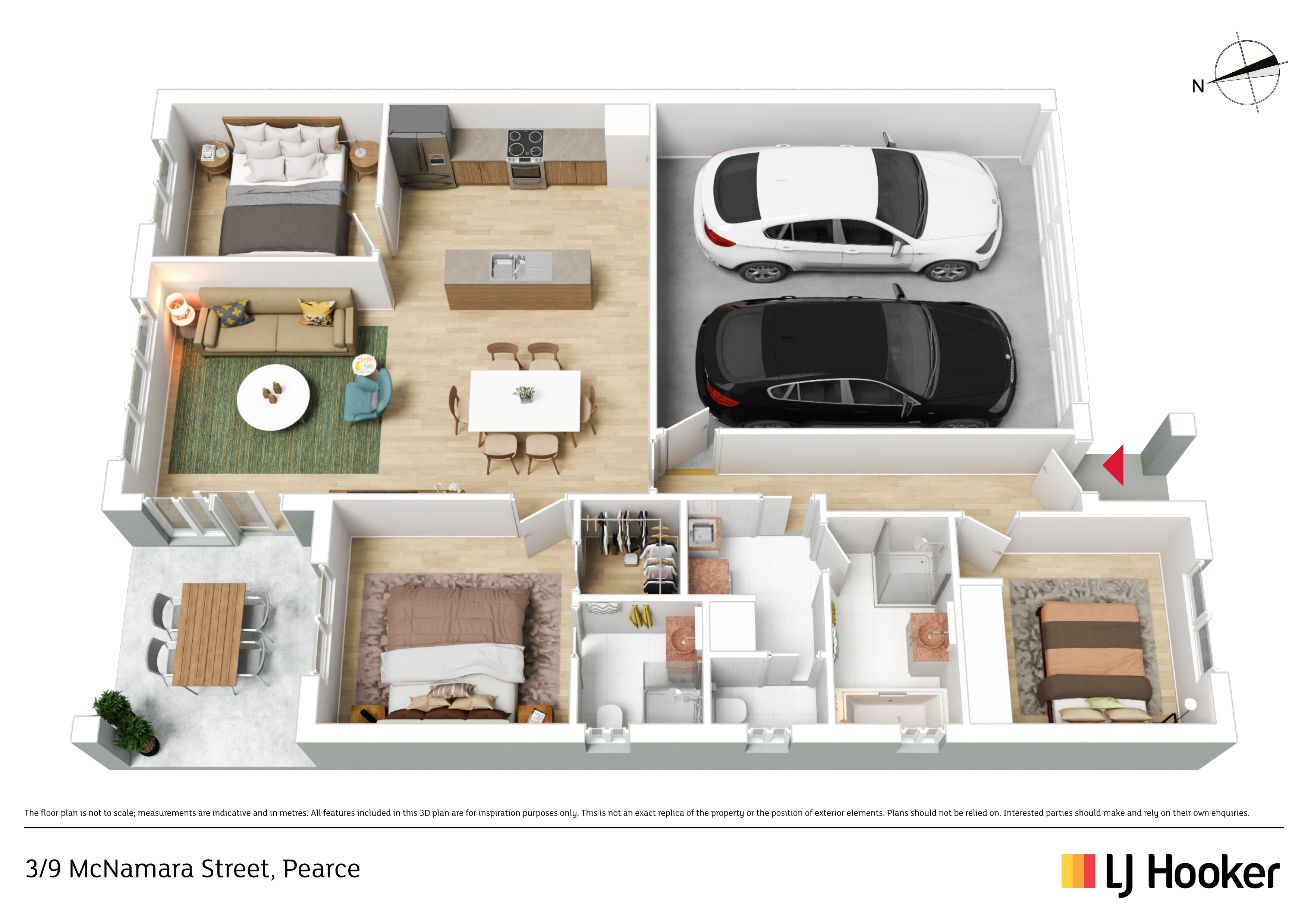 3/9-11 McNamara Street Pearce ACT - Townhouse for Sale - LJ Hooker