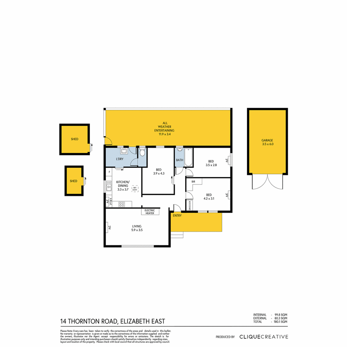 14 Thornton Street Elizabeth East SA - Property Details - LJ Hooker